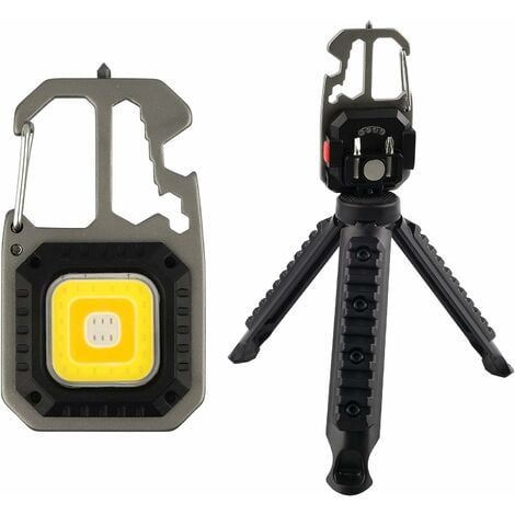 Portable Mini Work Light 7 Modes Keychain Lamp