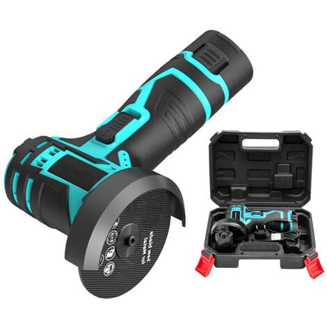 Mini cordless angle grinder with 12 V battery [metal/wood] - battery ...