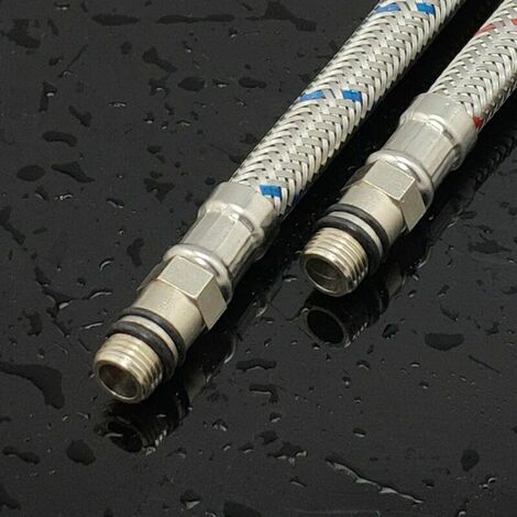 Flexible connection hose stainless steel tap for hot and cold water ...