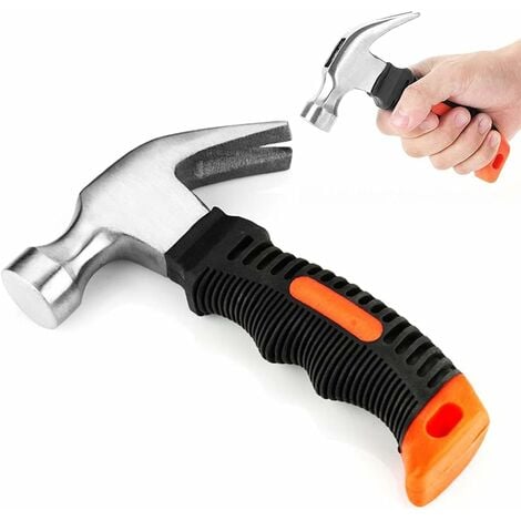 Small Hammer Mini Hammer Steel Claw Hammer Non-Slip Claw Hammer with ...