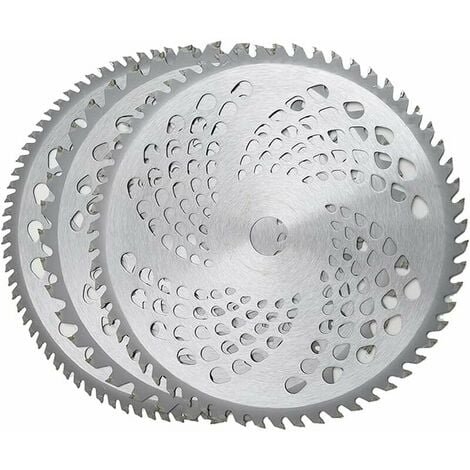 10 Inch Carbide Alloy Grass Trimmer Blade for Weed Eater 3 Weed Blades Grass Trimmer Blade Circular Saw Blade Brushcutter Blade 40T 60T 80T