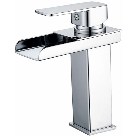 Bathroom Faucet, Waterfall Sink Faucet, Bathroom Faucet, Mixer Tap ...