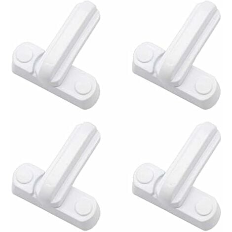 Ash Jammer + Mounting Screws, PVC PVC Door and Window Lock, White High ...