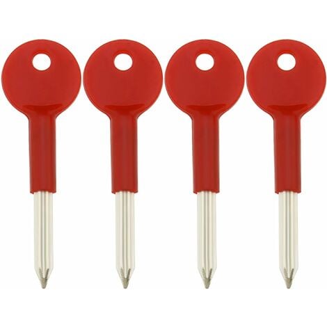 Security Bracket Bolt Keys for Door Window Locks Replacement Star Key ...