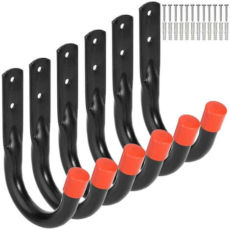 Heavy Duty Garage Storage Hooks, Universal Wall Mount, U-Shaped Wall ...