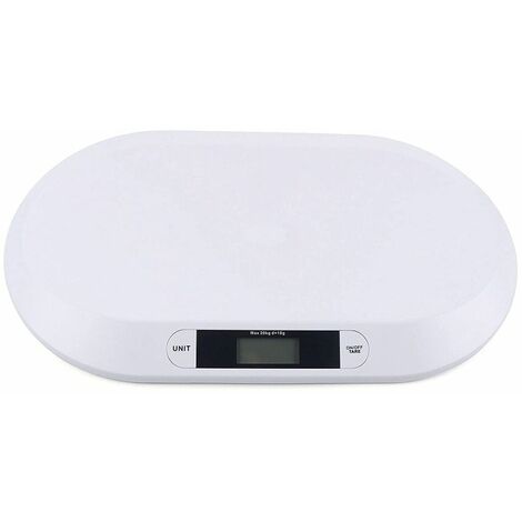 Digital baby scale Baby scale with non-slip feet and ruler LCD screen ...