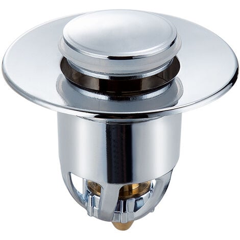 Pop Up Sink Drain Universal Sink Plug Stainless Steel Copper Anti Blocked Popup Drain Filter with Drain Kitchen Bathroom Drain Plug Filter 3440 mm