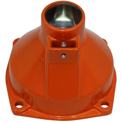 Clutch bell for shoulder brush cutters