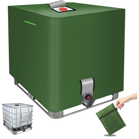 1000L IBC Tank Cover Water Tank Cover with Velcro Fastener and ...