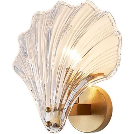 Shell Glass Base Wall Lamp, Crystal Shell Wall Lamp, Crystal Wall Lamp ...