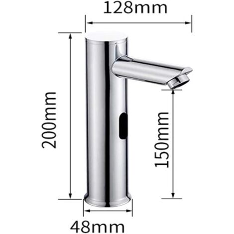 Automatic Infrared Faucet, Touchless Cold Water Tap, Battery Powered ...