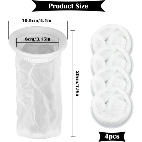 4pcs Nylon IBC Filter for 1000L IBC Rain Water Tank, IBC Tank Cover ...