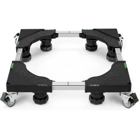 AIPERQ Washing Machine Stand 4 Lockable Casters with 8 Padded Feet ...