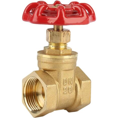 DN20 Rotary Compression Brass Shut Off Valve, Internal Thread, 6 Minute ...