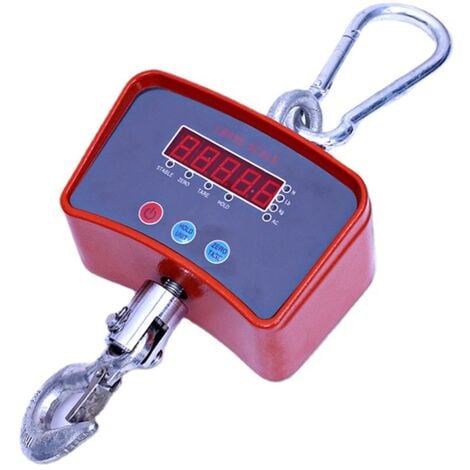 1000kg Crane Dynamometer Scale with Industrial Hanging Hook Wireless ...