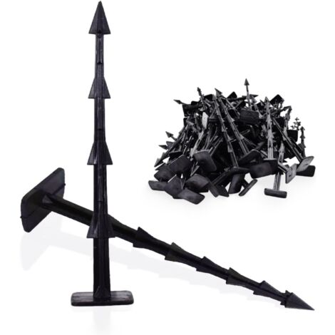 Heavy Duty Plastic Garden Pegs - Pack of 100 - for Securing Ground ...