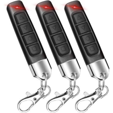 2 Pack Universal Garage Door Remote Control 433MHz Remote Control for ...