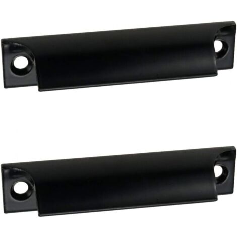 Piece sliding door handle, aluminum furniture handle, black kitchen ...