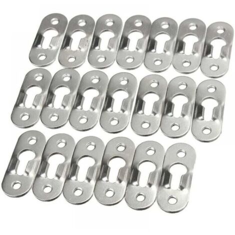 50 pieces metal fasteners, metal hooks for paint holes, metal hooks for ...