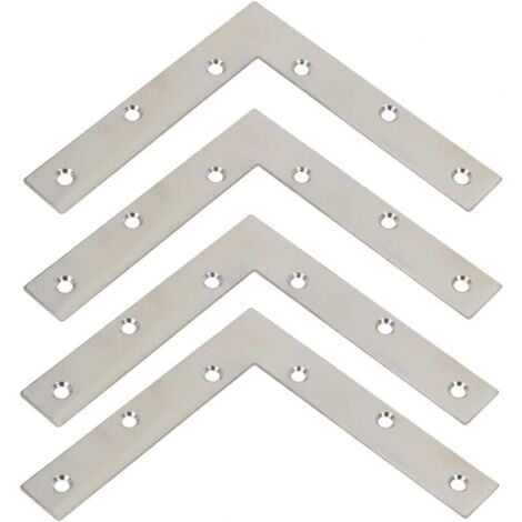 Steel Plate Fixing Bracket, Flat Bracket, L-Shaped Repair Angle Bracket ...