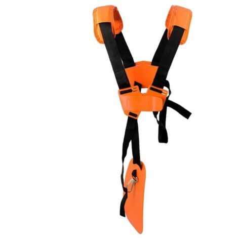 Orange Brush Cutter Harness - Double Shoulder Strap - Brush Cutter ...