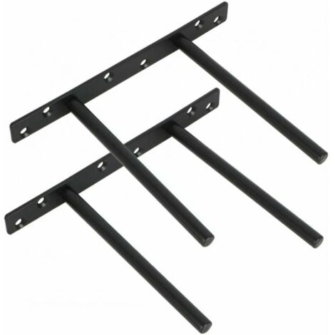 Pack of invisible floating shelf brackets for wall mounting, hidden ...