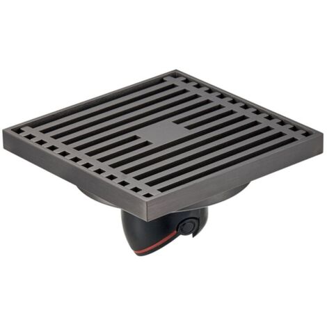 Square Shower Drain Plug for Bathroom, 10 x 10 cm, Siphon Grate, Drain ...