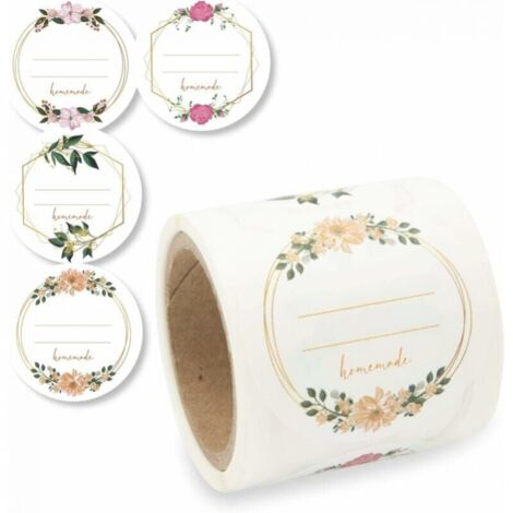 200 Pieces Easy-Removable Self-Adhesive Plastic Label Stickers for Jam ...