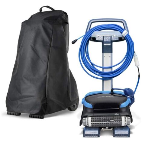 Black protective cover for pool robots, cover, with carrying handle and ...