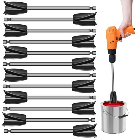 12pcs Epoxy Paint Stirrer, Reusable Epoxy Mixing Drill and Resin Mixing ...