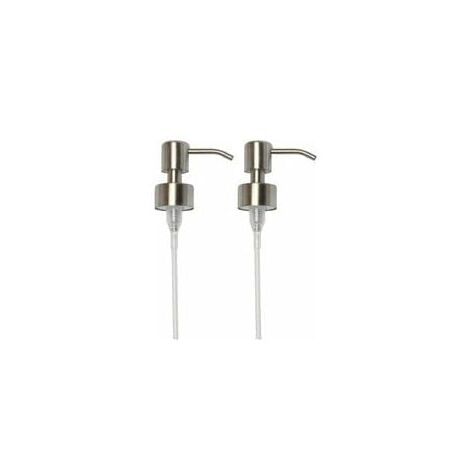 28mm Liquid Soap Dispenser Pump Replacement Parts - Brushed Stainless ...