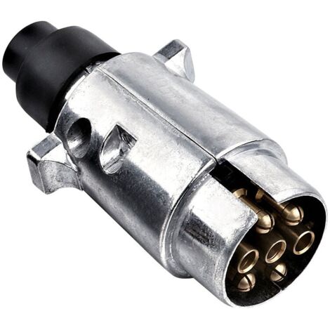 Pin Metal Trailer Plug Waterproof 12V for Caravan RV Car Boat (Aluminum ...