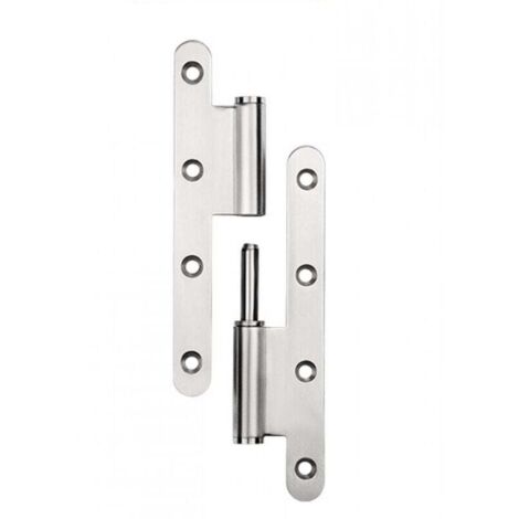 Stainless Steel Thickened Arc Hinge for Heavy Steel Door, Rounded ...