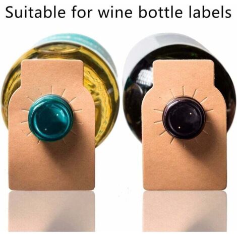 200pcs Wine Bottle Labels Cellar Labels Reusable Wine Labels Cork Wine Bottle Labels MUMU