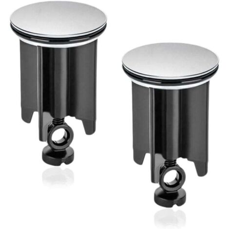Universal Bathroom Sink Plug, 2pcs 40mm Sink Drain Stopper Adjustable ...