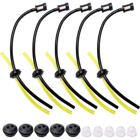 Set Universal Fuel Filter Kit, Fuel Hose with Primer Bulb, for MUMU ...