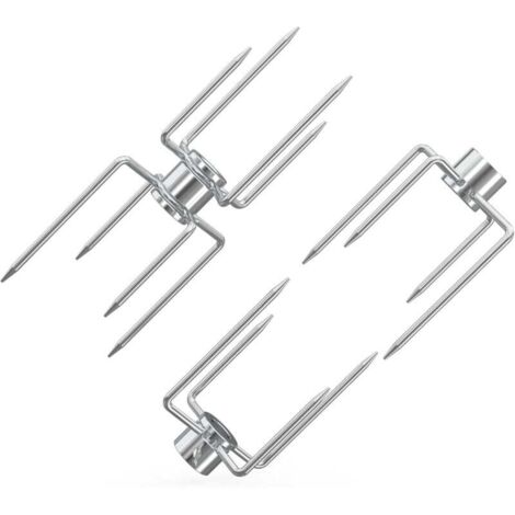 Oven skewers, 12 mm diameter, with locking screw and protective cover ...