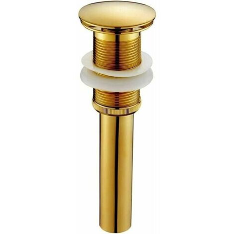 Modern retro style pop-up sink drain plug, click-clack drain without ...