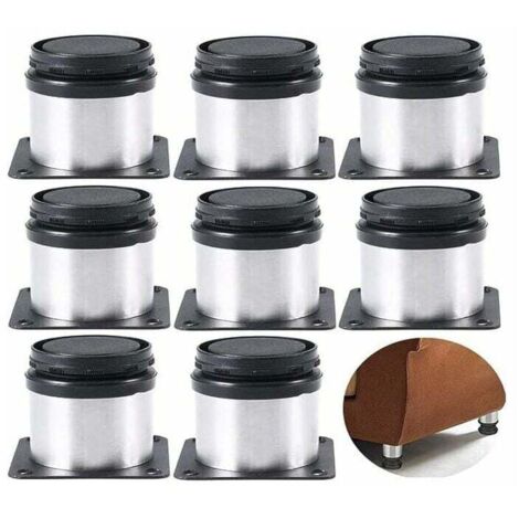 Furniture legs, angled, adjustable furniture legs, stainless steel ...