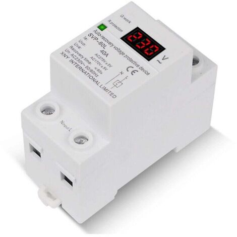 SVP-60L single-phase surge protector, automatic voltage protection ...