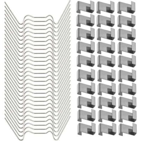 100 pieces stainless steel fixing clips for greenhouse glass windows ...