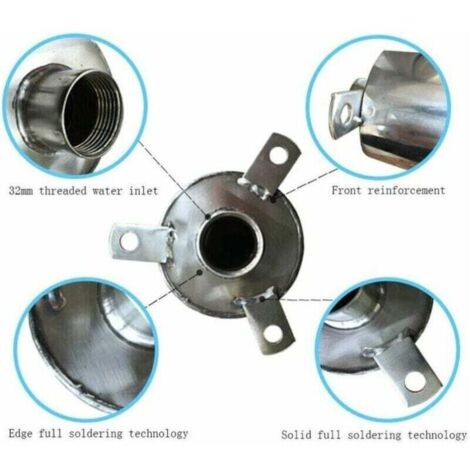Manual water pump, straight pipe, pressure well, stainless steel water ...