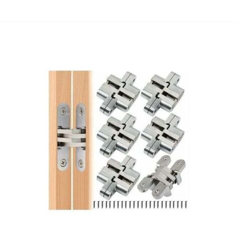 Pieces Folding Hidden Cross Hinges, Invisible Hinge Catch, Arched ...