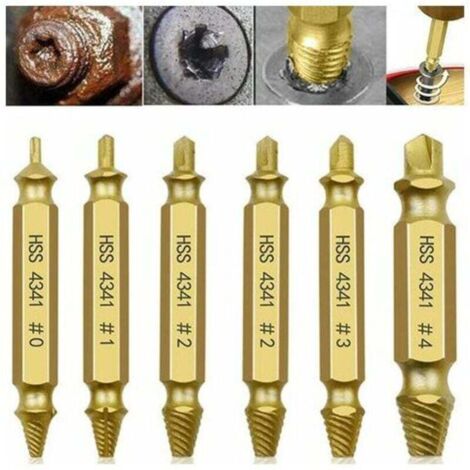 Pack Broken Screwdriver Bits [Gold], Damaged Stripped Screwdriver ...