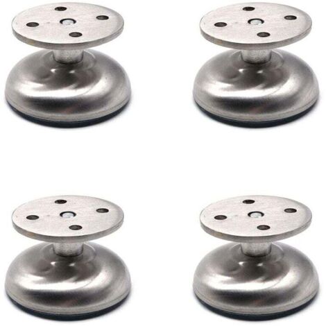 Set of 4 adjustable furniture legs, 3.8 cm long, extra thick, made of ...
