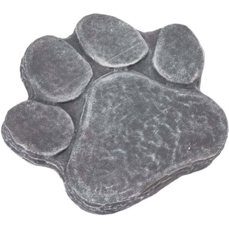 Paw Print Memorial Stone, Beautiful Calming Gravestone for Dogs ...