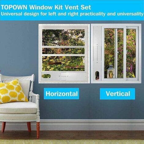 Portable Air Conditioner Window Kit, with Universal Coupler Adjustable ...