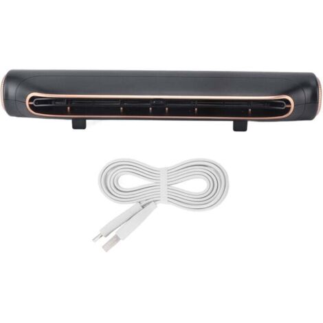 Clip-on Computer Fan, 3 Speeds, Adjustable Wind Angle, USB Monitor ...