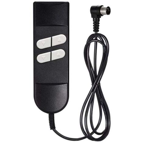 Electric remote control for sofa, 5 pin 4 button remote control for ...