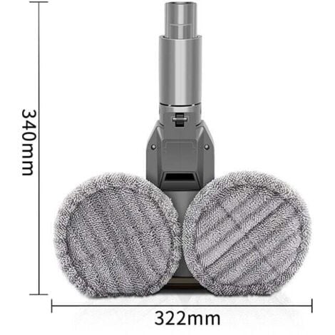 Electric Wet and Dry Mopping Mop Head Compatible with Dyson V6 V7 V8 V9 ...